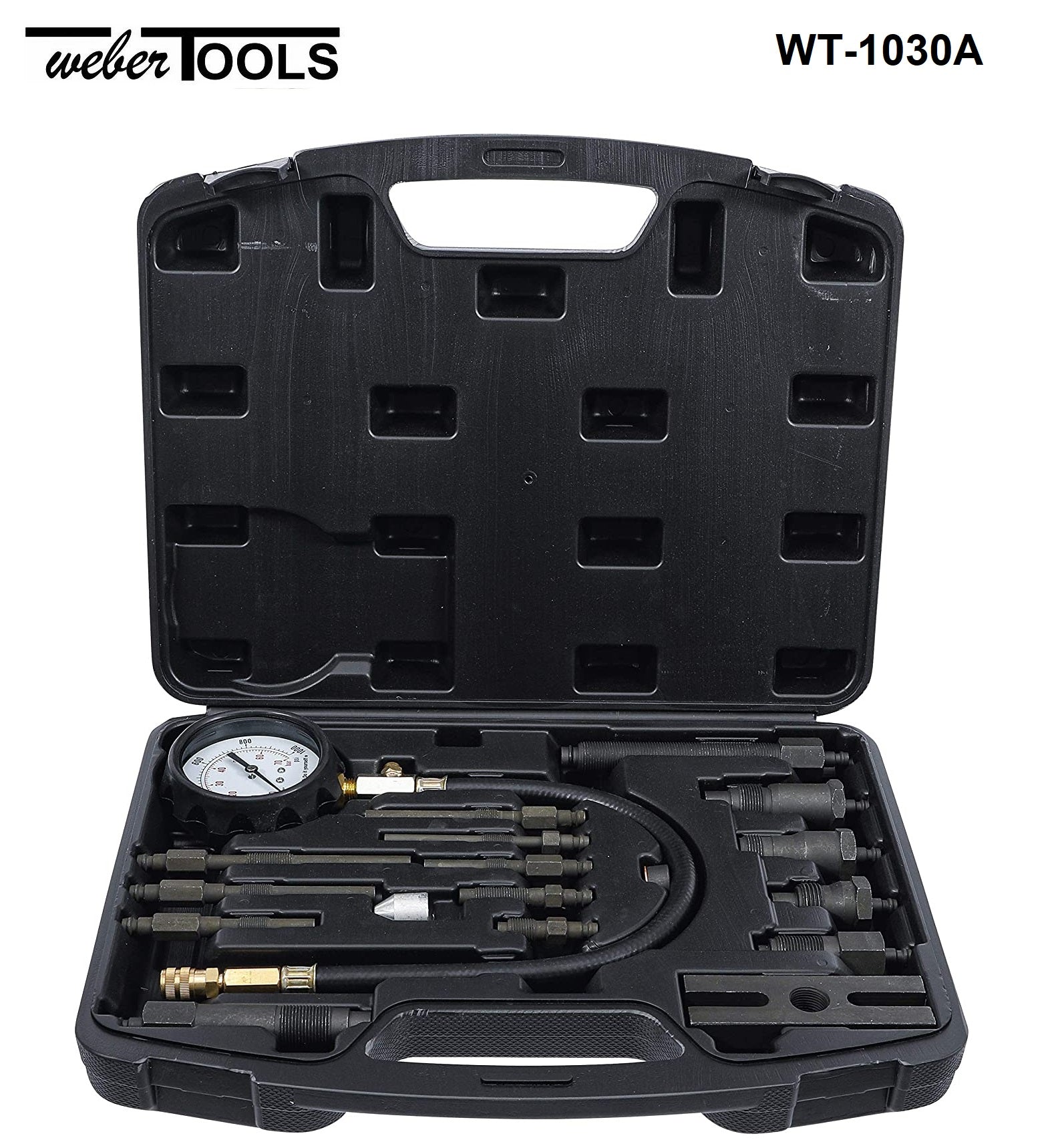 WEBER TOOLS WT-1030A TESTER DI COMPRESSIONE PER MOTORI DIESEL PROVACOM ...